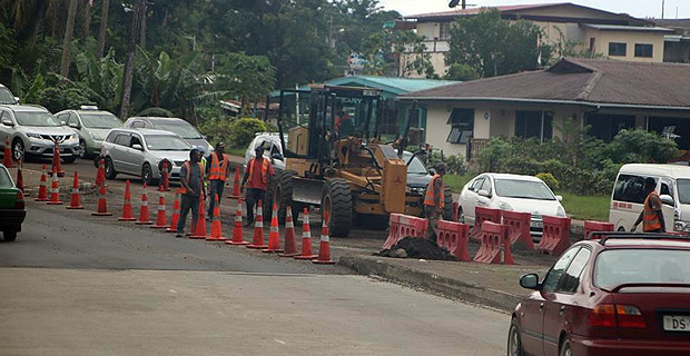 Roadworks from Makoi to Laqere traffic lights expected to finish at the ...