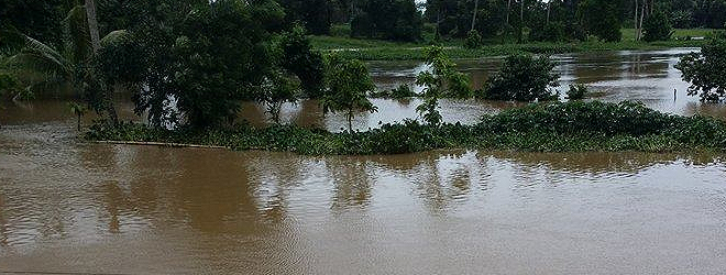 Flood warning remains in force for low lying areas and small streams