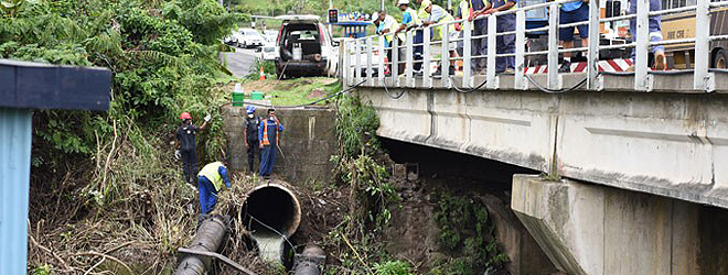 DOE to identify environmental impacts of a collapsed sewer line
