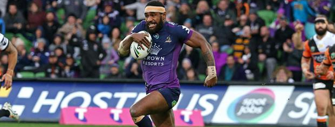 Koroibete’s try helps Storm beat Tigers