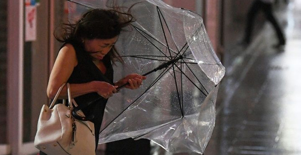 Storm makes landfall in Japan
