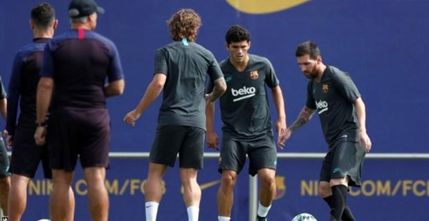 Messi recovers from calf injury in time for Champions League opener ...