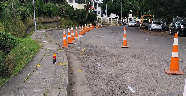 Pavement rehabilitation and reconstruction work along Gladstone Road ...