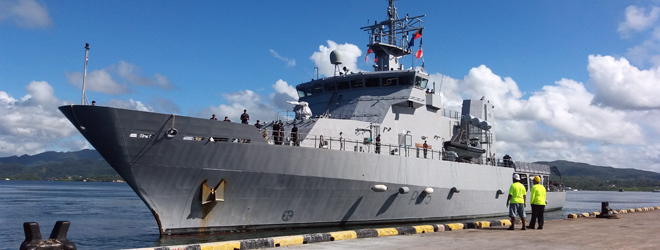 First NZDF ship arrives with relief supplies