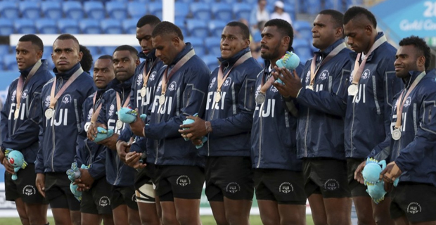 Fiji 7s players receive bonus for winning silver at the Commonwealth Games