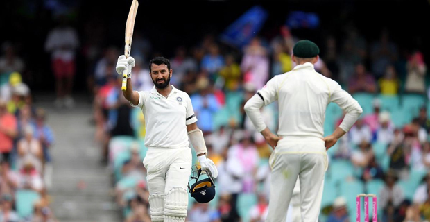 Pujara torments Australia with third century as India march on