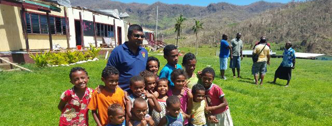 Education Minister and Read to Lead Fiji deliver stationery supplies