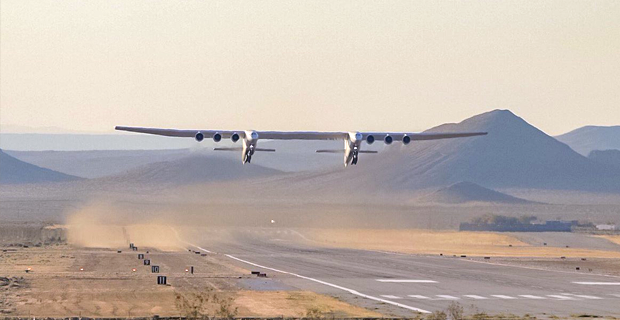 Stratolaunch Megajet takes off for the first time