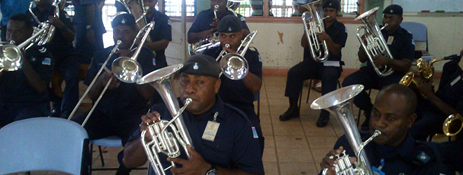 Police band get new musical instruments