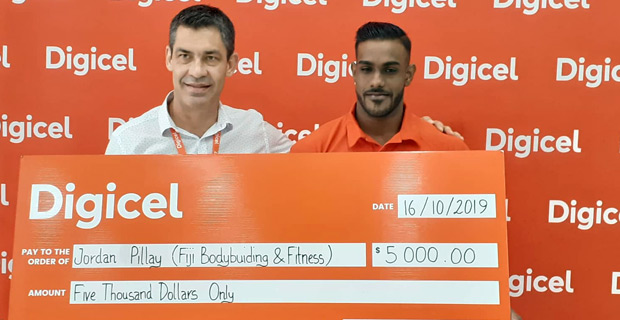 Digicel Fiji gives $5000 sponsorship to Team Fiji Bodybuilding