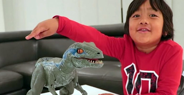 7yr-old revealed as YouTube's highest‑earning star