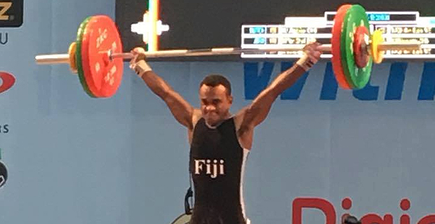 Tulo wins Fiji 3 gold medals in weightlifting