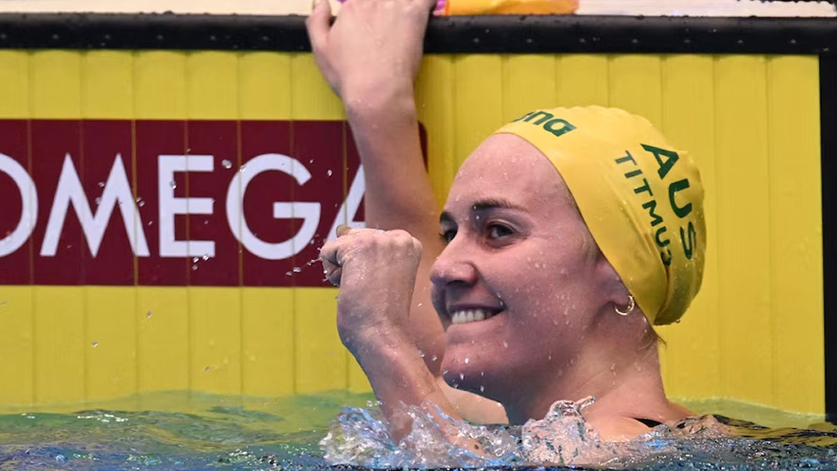 Ariarne Titmus breaks world record as Australia enjoys golden night in Fukuoka