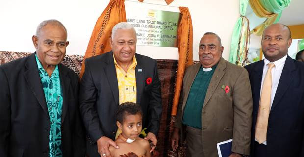 PM opens iTaukei Land Trust Board office in Nausori