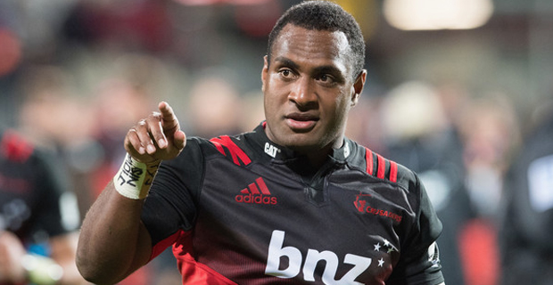 Mataele to start for the Crusaders when they play Hurricanes