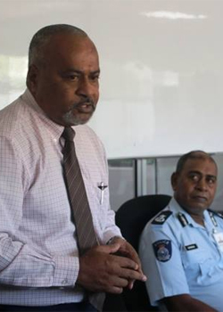 Police officers undergo training on managing LTA database