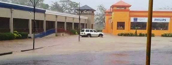 Flood waters cut off access to densely populated areas in Ba