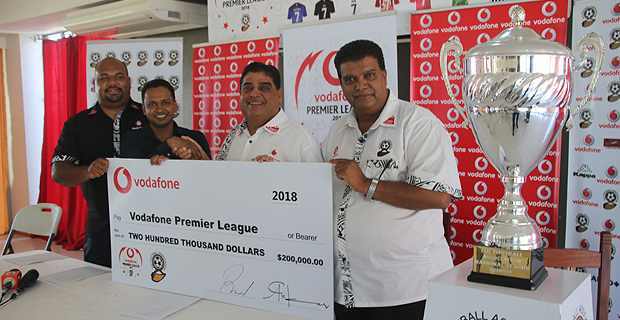 Vodafone Fiji gives $200,000 sponsorship to Fiji Football