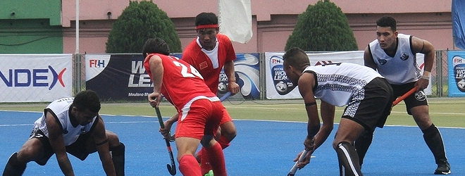 China crushes Fiji in Hockey World League