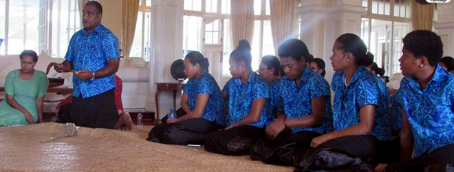 Fiji U21 Netball team present i-Tatau ahead of World Youth Champs