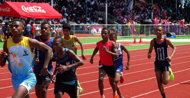 100m finals of the Lautoka Athletics Zone held today as 3 records break ...