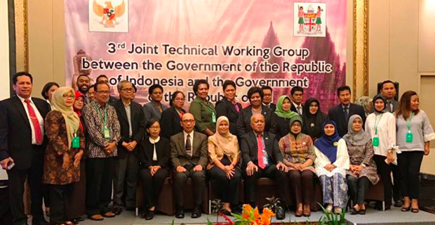 9 member delegation attends 3rd Joint Technical Working Group to Indonesia