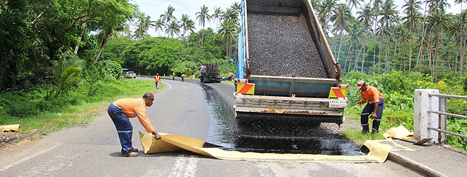 Remaining 1.6 Km of Buca Bay Road has been resealed