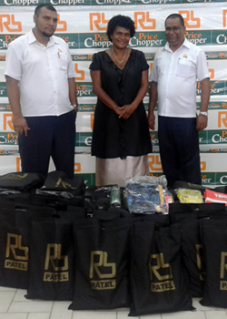 RB Patel donates school packs for 69 students