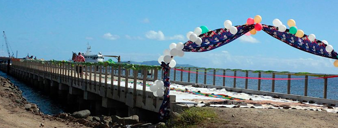 New jetty opened in Gau