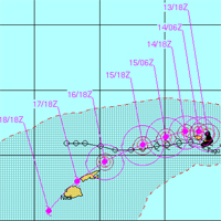 Tropical Cyclone Evan continues to gain intensity