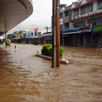 Water levels have receded in Nadi Town