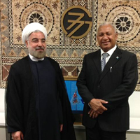 Iranian President assures Iran’s support for Fiji peacekeepers