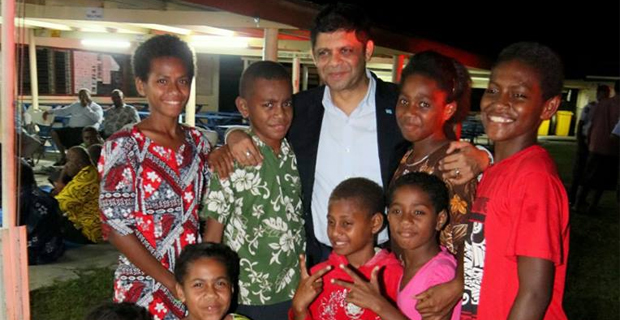 Over 4,000 residents living along Cuvu Back Road now have street lights