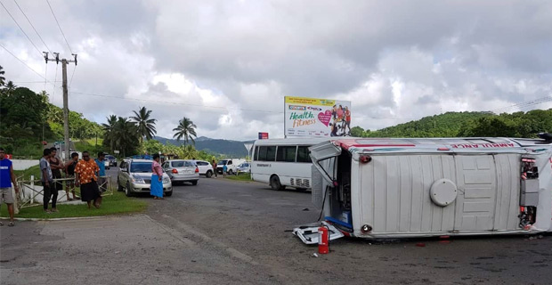 Police officer hit by vehicle in Wainibokasi then ambulance taking him ...