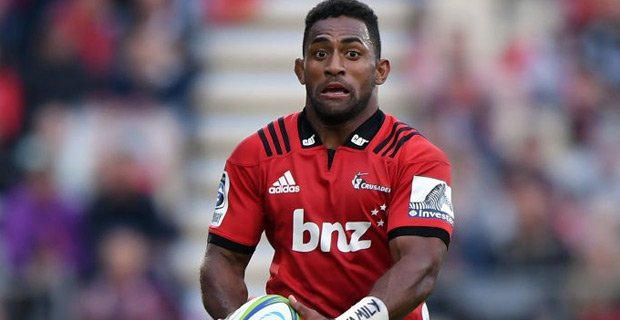 Crusaders winger Sevu Reece named backline Player of the Week